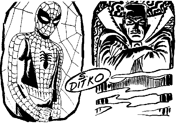 Comic Art & Graffix Gallery Artist Biographies - Steve Ditko